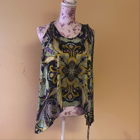 Classique | Tops | Nordstrom Classique Halter Open Asymmetrical Satin ...